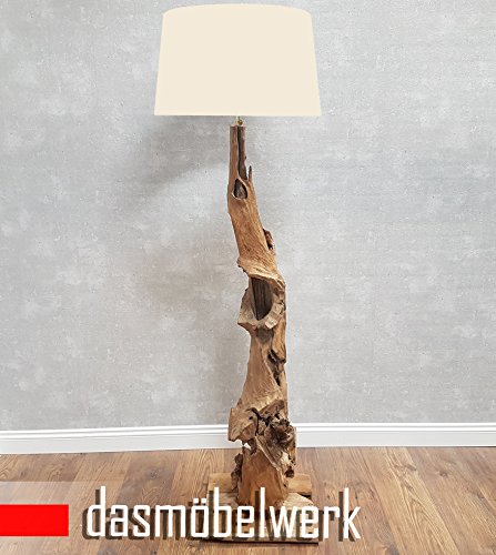 Stehlampe Holz Massiv